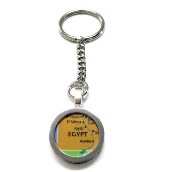 Kiola Designs | Accessories | Egypt Map Keychain | Poshmark